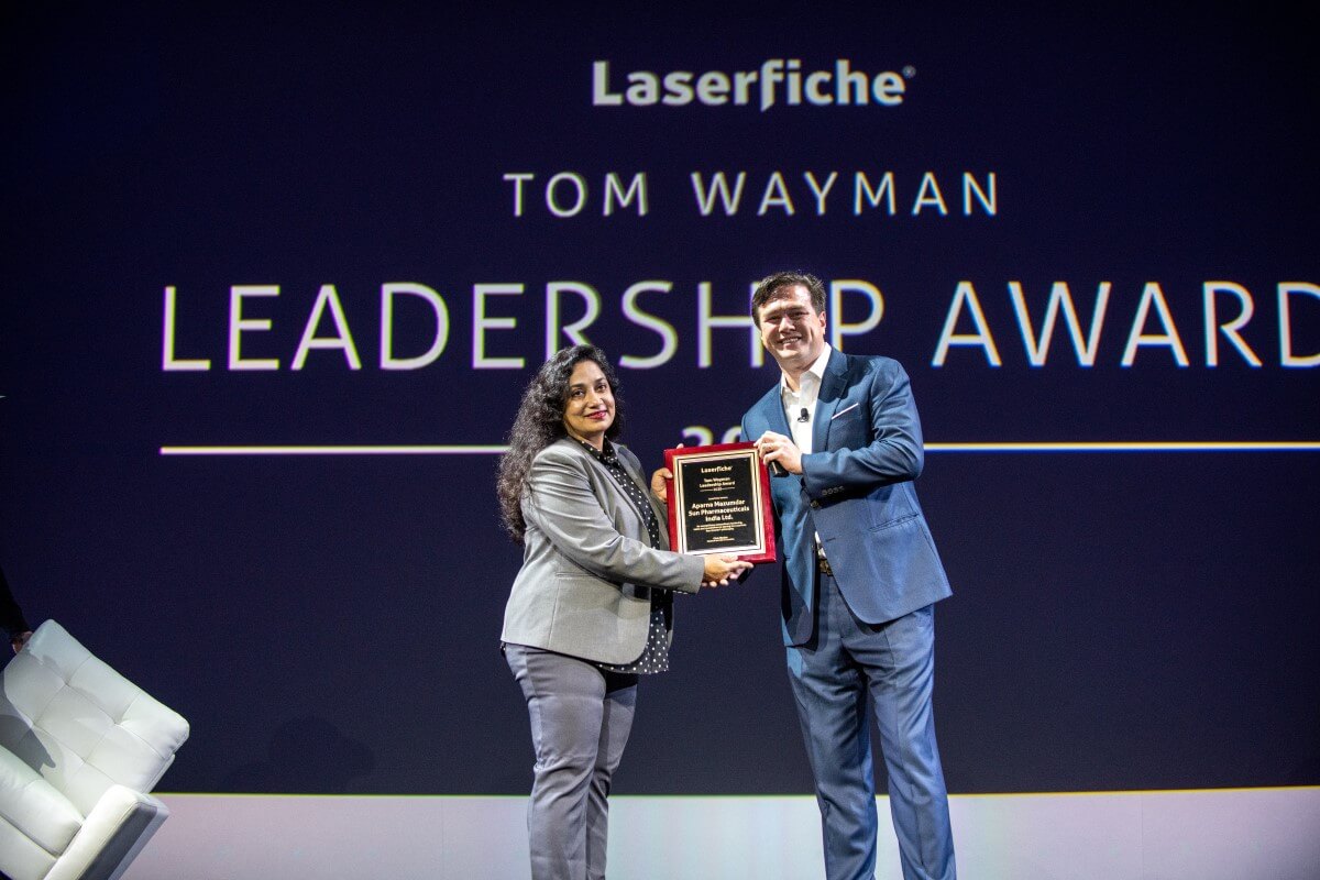Laserfiche Recognizes Aparna Mazumdar at Sun Pharma for Driving Digital Transformation | Laserfiche