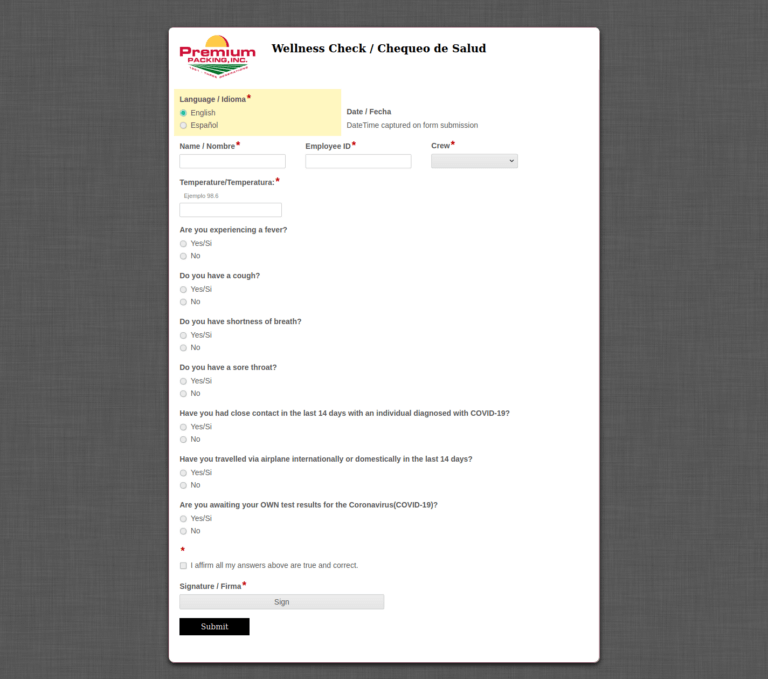 How Premium Packing Digitizes Daily Wellness Checks with Laserfiche ...