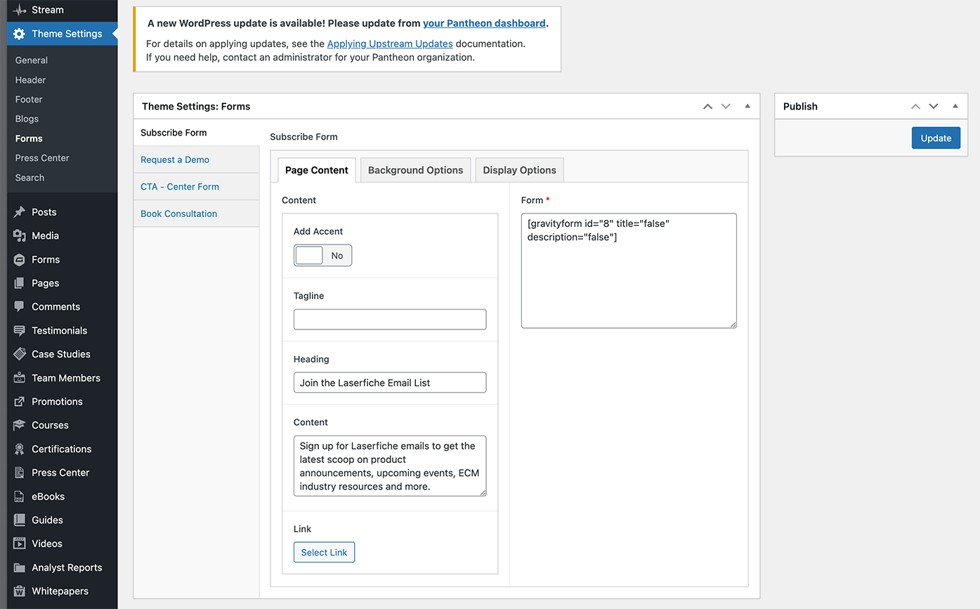 BOP Issues to show | Laserfiche